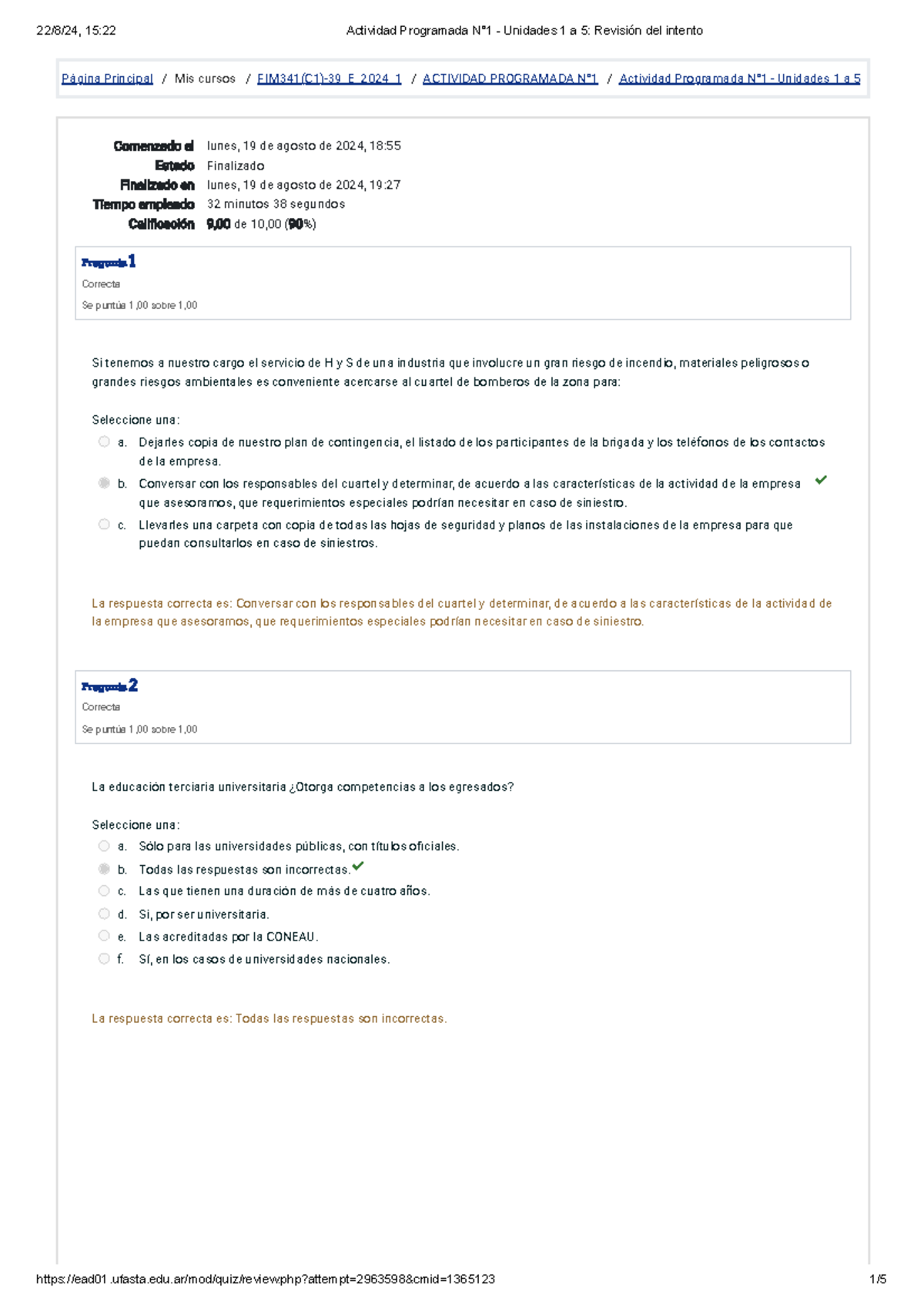 Actividad Programada N°1: Revisión Unidades 1-5 - FIM341(C1) - Studocu