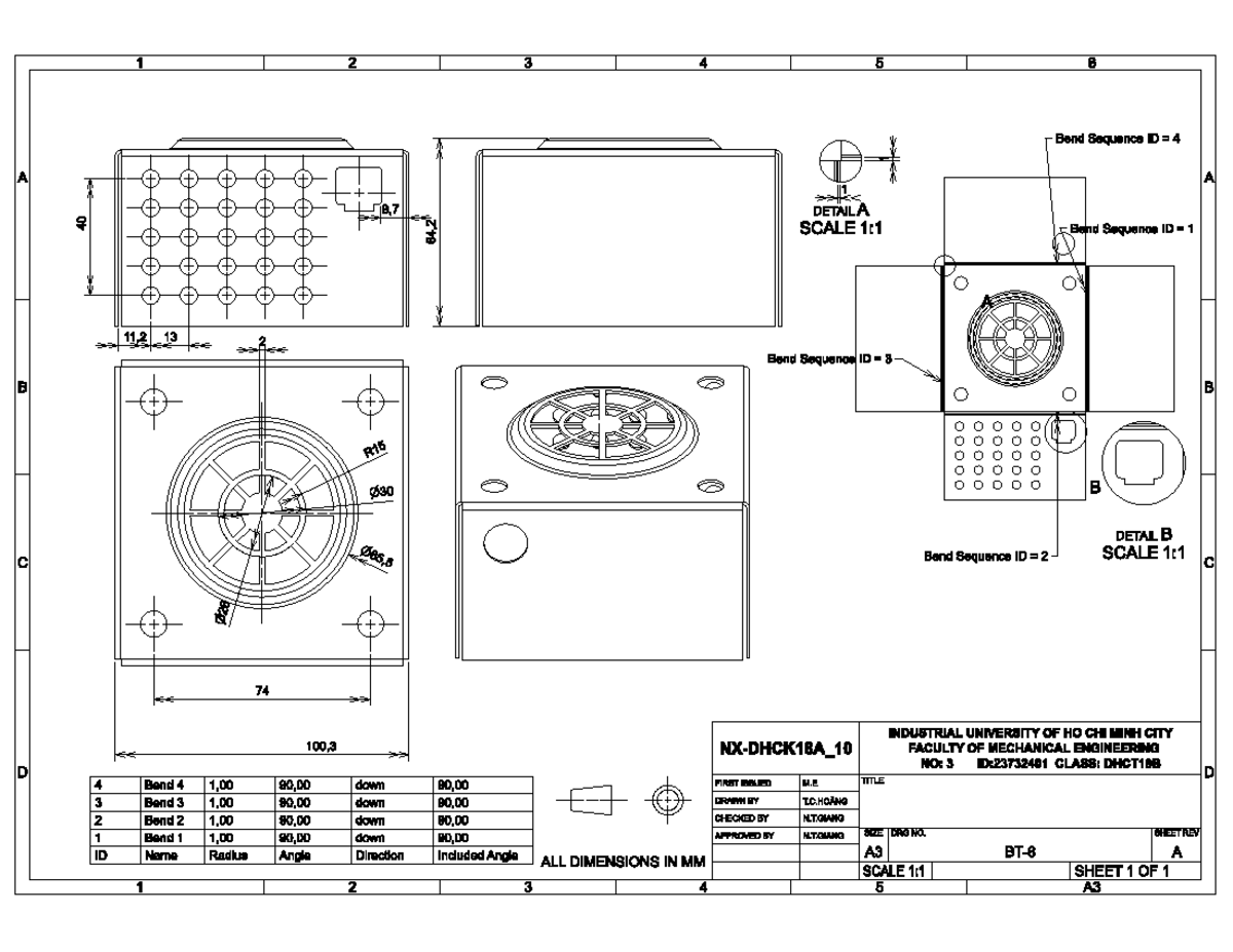 BT-6 - NX on Sheet Metal Bend Sequences and Details - Studocu