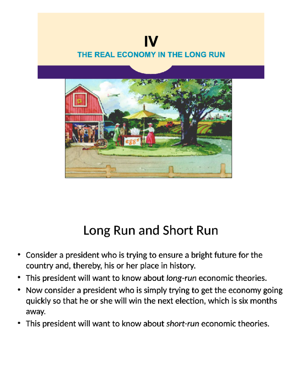 Long-Run Success or Failure of a Nation's Economy Lecture Notes - ECO ...
