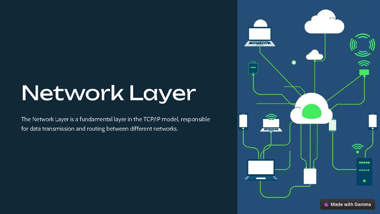 Network Layer Overview: Addressing, Routing, and Future Trends - Studocu