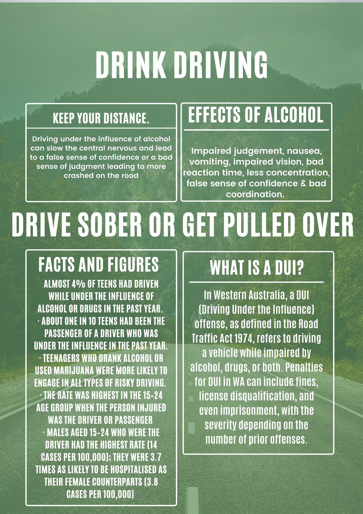 DRIVE SOBER: IMPACTS OF ALCOHOL ON TEEN DRIVING SAFETY - Studocu