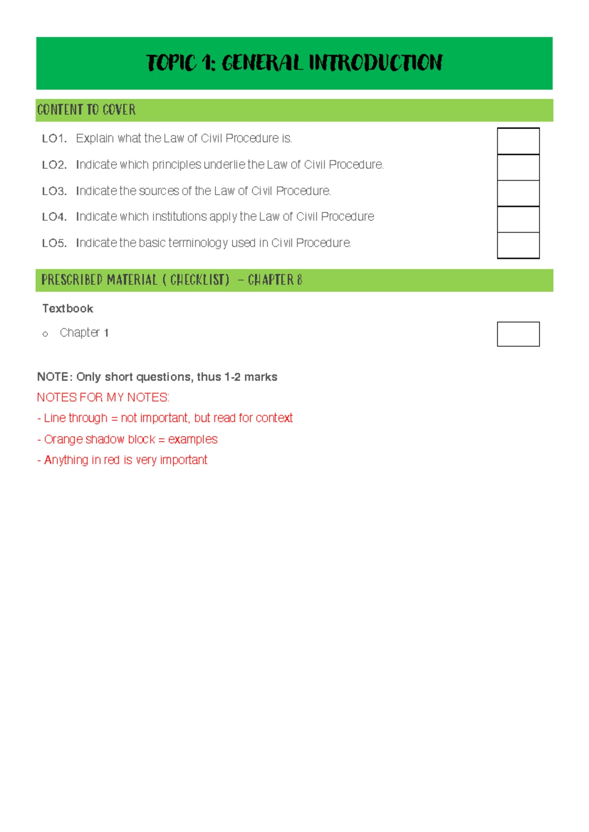 Notice of Bar - Practical Examples in South African Court Case - Studocu