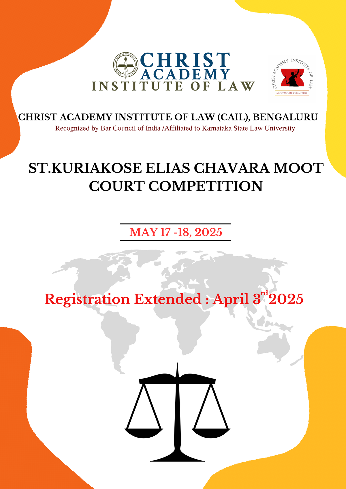 St. Kuriakose Elias Chavara Moot Court Comp. 2025 - Invitation ...