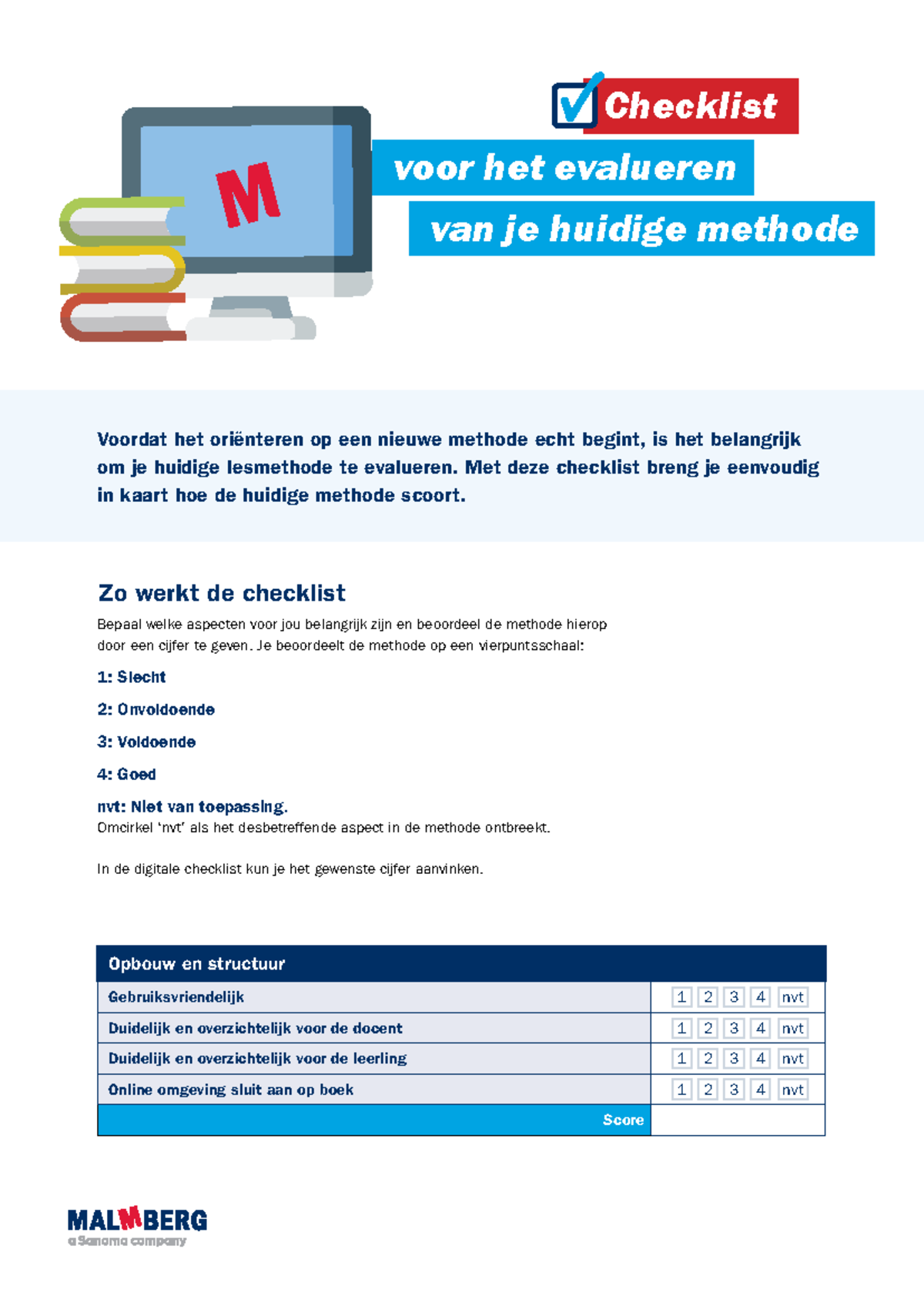 VO Checklist voor Evaluatie van Huidige Lesmethode - Studeersnel