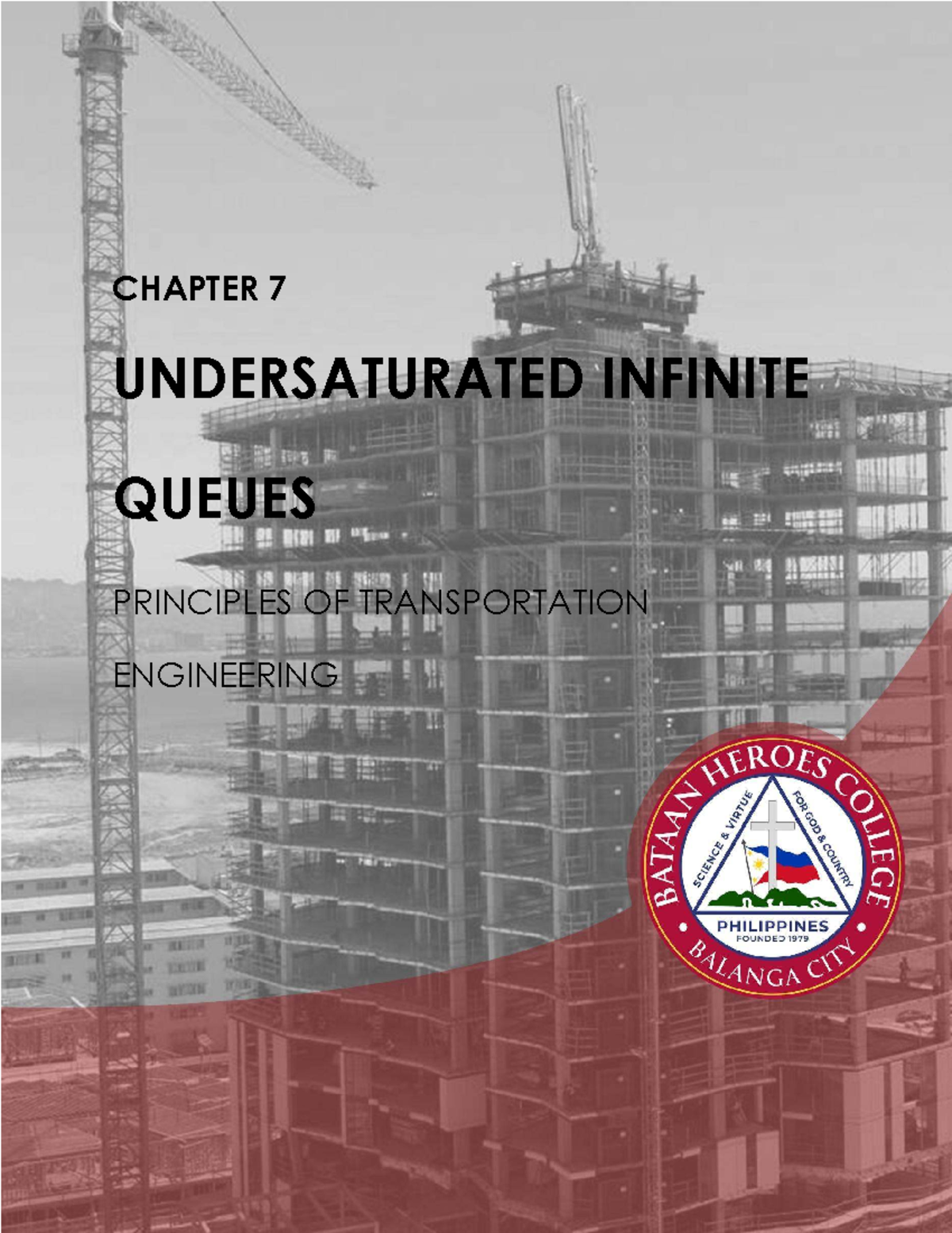 CHAPTER 7: QUEUE ANALYSIS IN TRANSPORTATION ENGINEERING ENGR. 101 - Studocu
