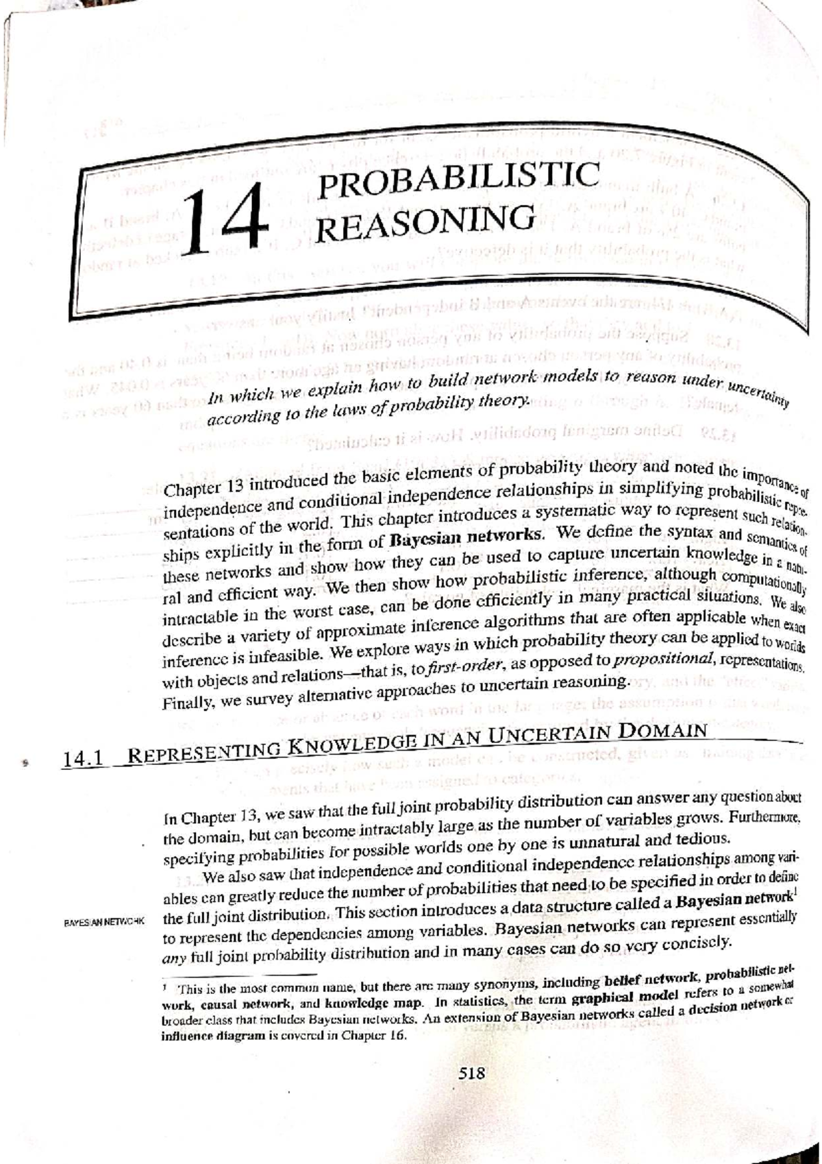 Bayesian Networks and Probabilistic Reasoning: Chapter 14 Insights ...
