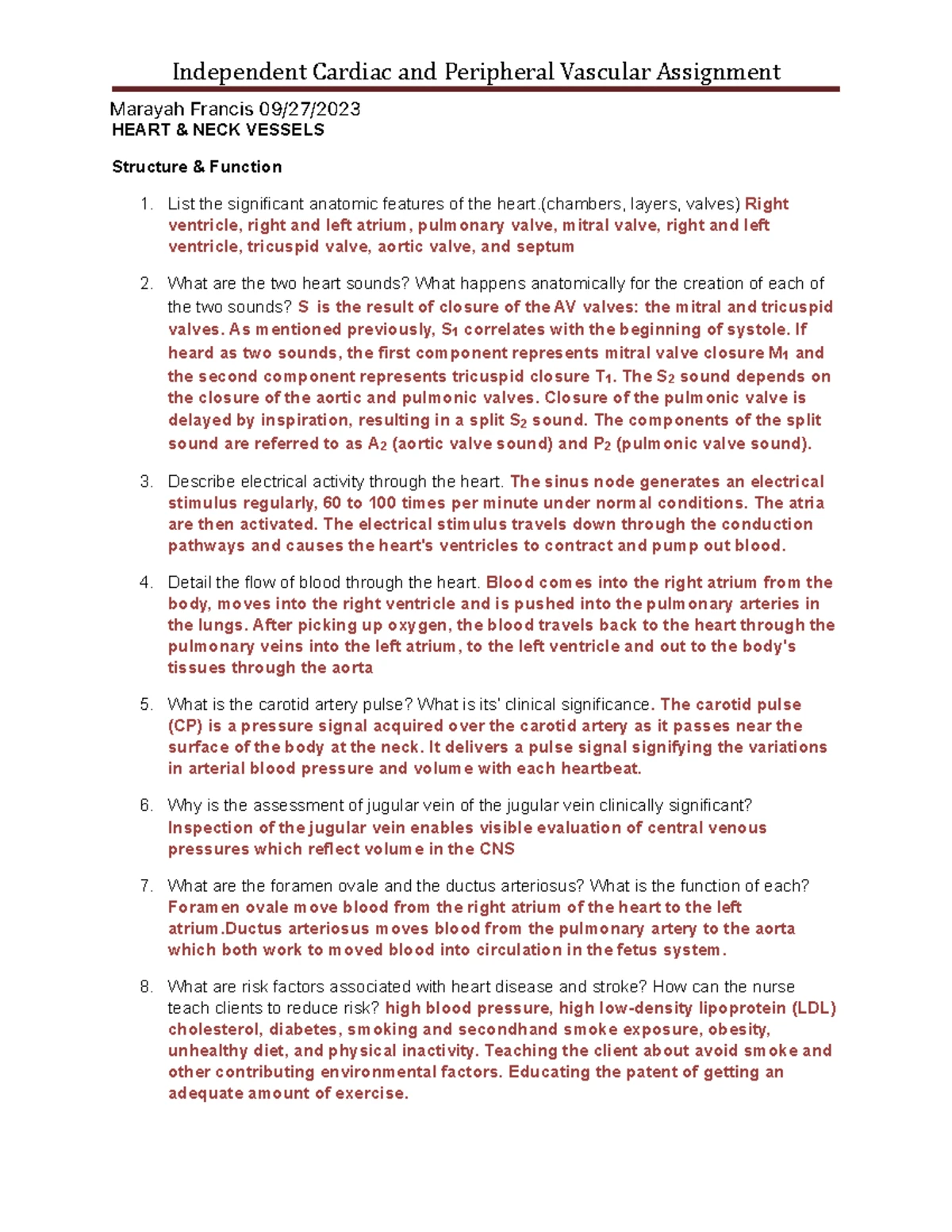 CJ Sim Reflection Assignment for NR283: Pathophysiology Analysis - Studocu