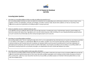 Project - module 2 - IDS 150 Project Identify your chosen scenario from ...