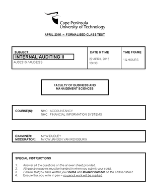 Unit 3 internal auditing - Unit 3: Ethics and Professionalism Question 1 You are the Head of the ...