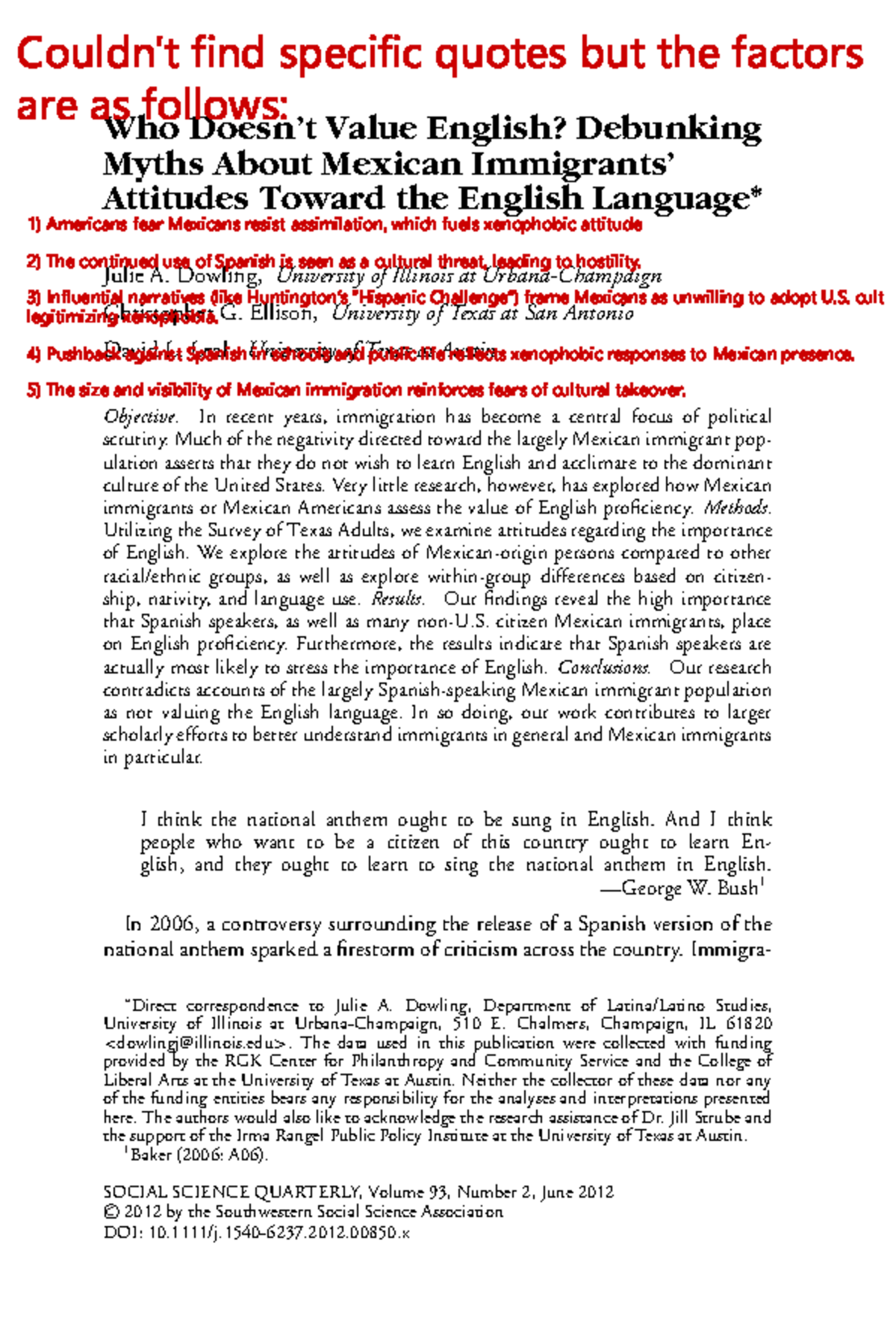 Who Values English? Examining Mexican Attitudes Toward Language ...