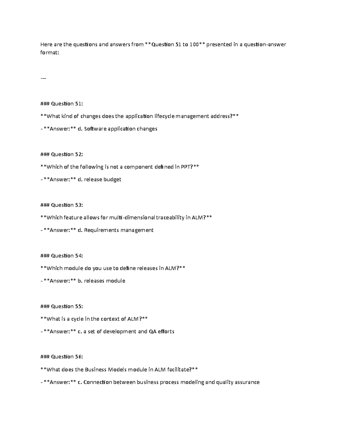 Application of life style - Here are the questions and answers from ...