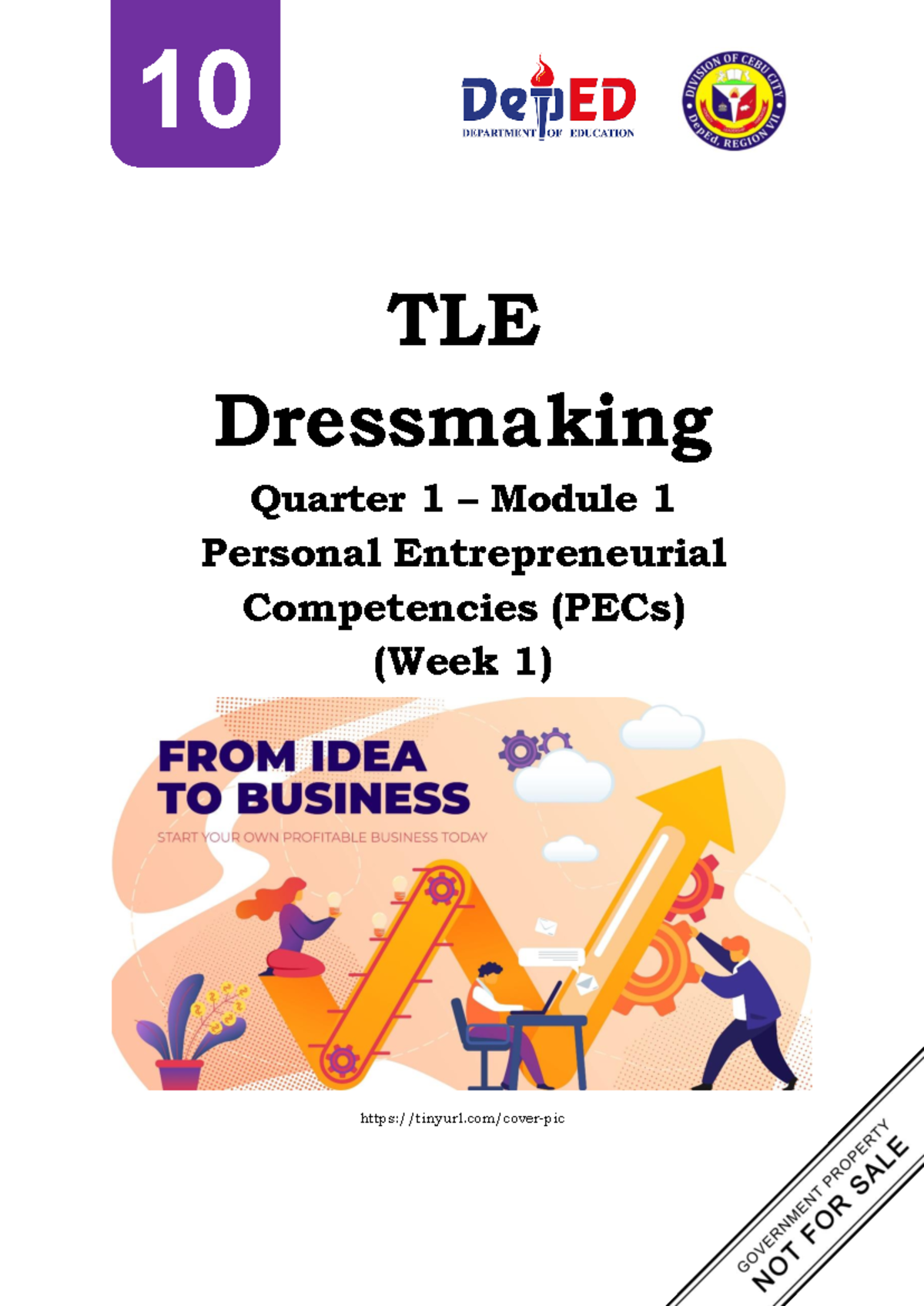 1 Q1 TLE Dressmaking: Personal Entrepreneurial Competencies Module ...
