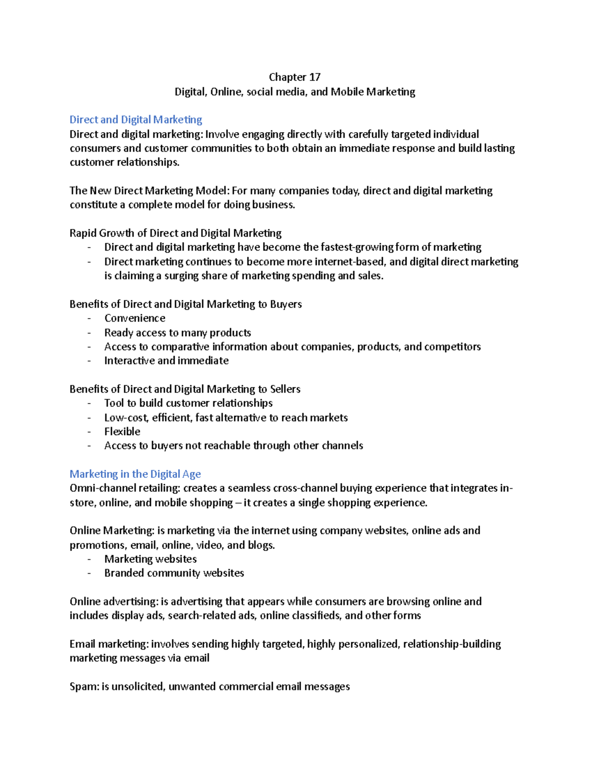 Chapter 17: Direct & Digital Marketing Strategies in the Modern Age ...