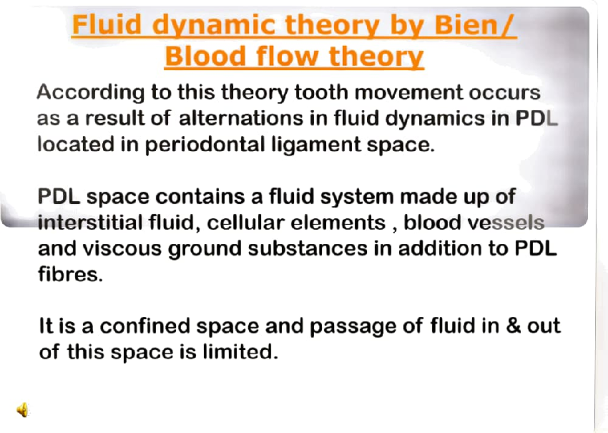 Fluid Dynamics in Tooth Movement: A Comprehensive Study - Studocu