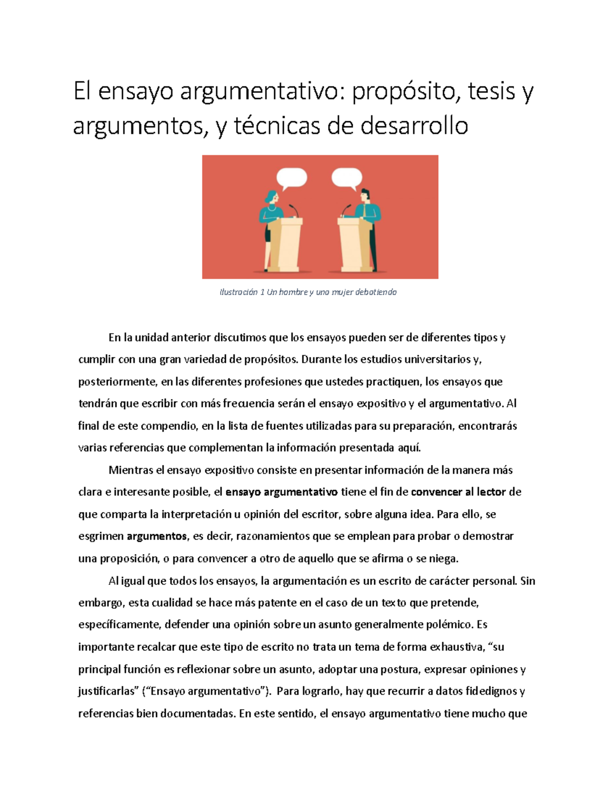 Ensayo Argumentativo Ensayo Argumentativo | Genially