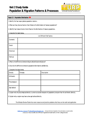 Population Pyramids- introduction - AP Human Geo Standard Unit 2.1/2/2 ...