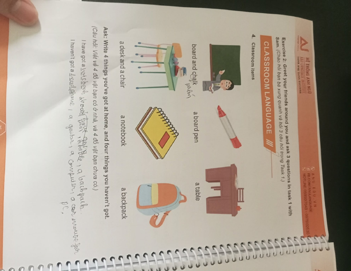 Homework: Lesson 1 - Greetings and Classroom Language Exercises - Studocu