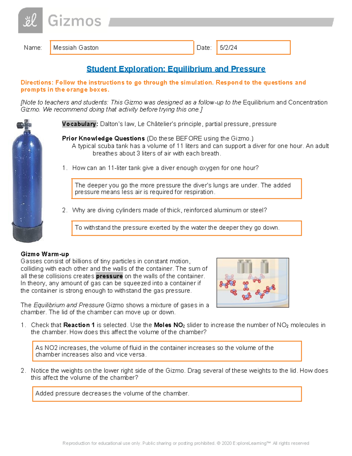 **Equilibrium Pressure Exploration SE: Understanding Gas Behavior in ...