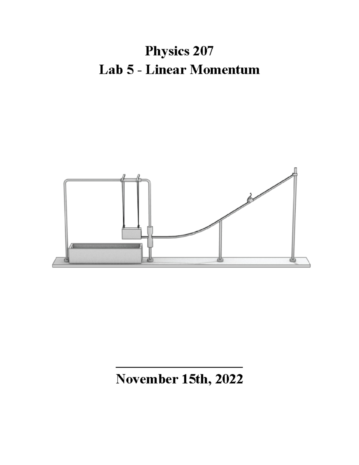Physics 207 Lab 5: Exploring Linear Momentum and Collisions - Studocu