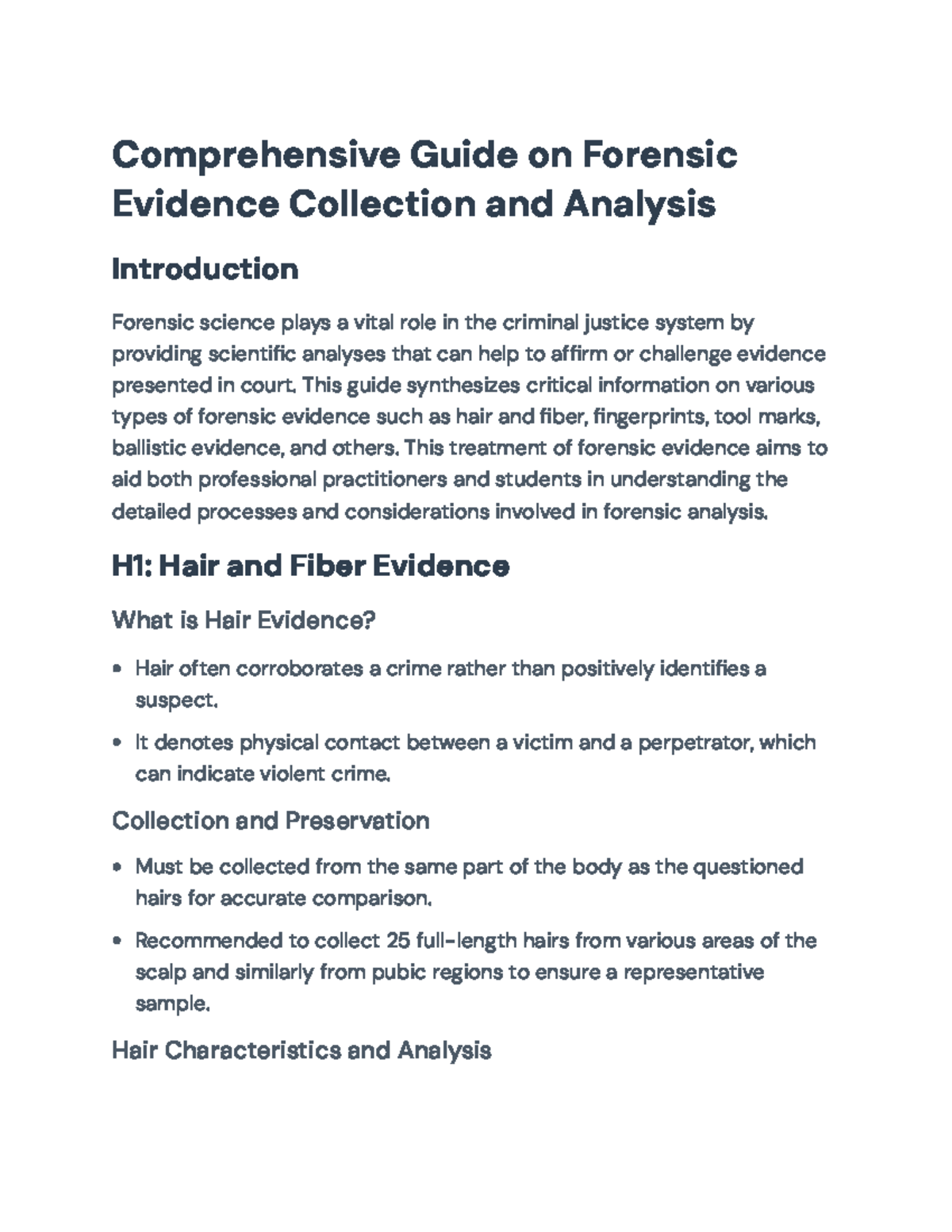 Forensic Evidence Collection and Analysis: A Comprehensive Guide ...