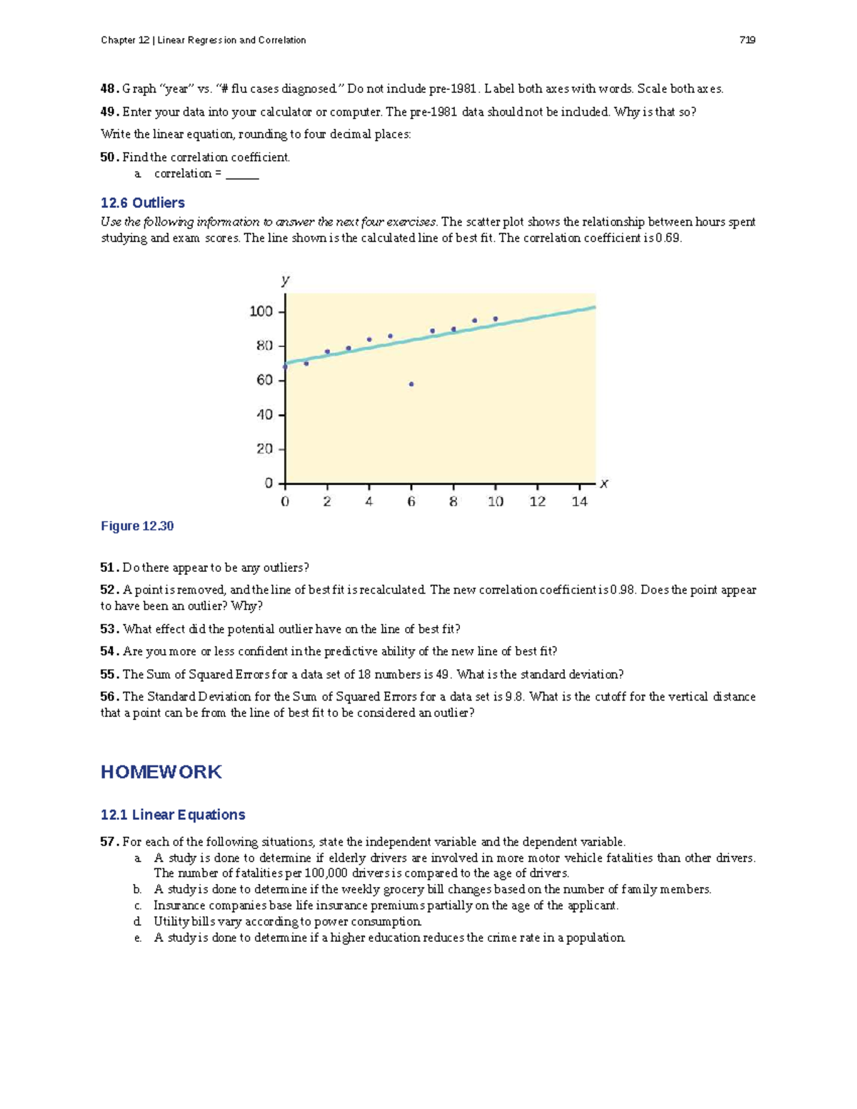 Chapter 12: Linear Regression & Correlation Analysis (Stats 364) - Studocu