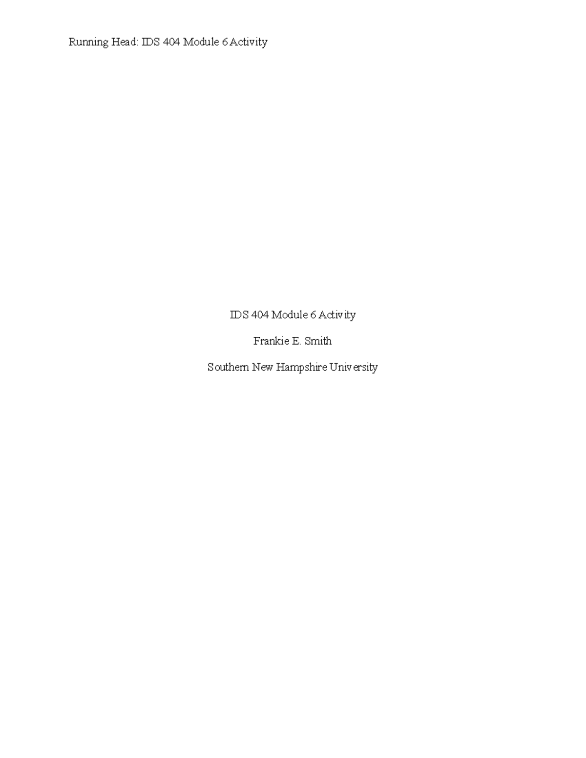 IDS404 Module 6 Activity: Analyzing TikTok's Social Impact - Studocu