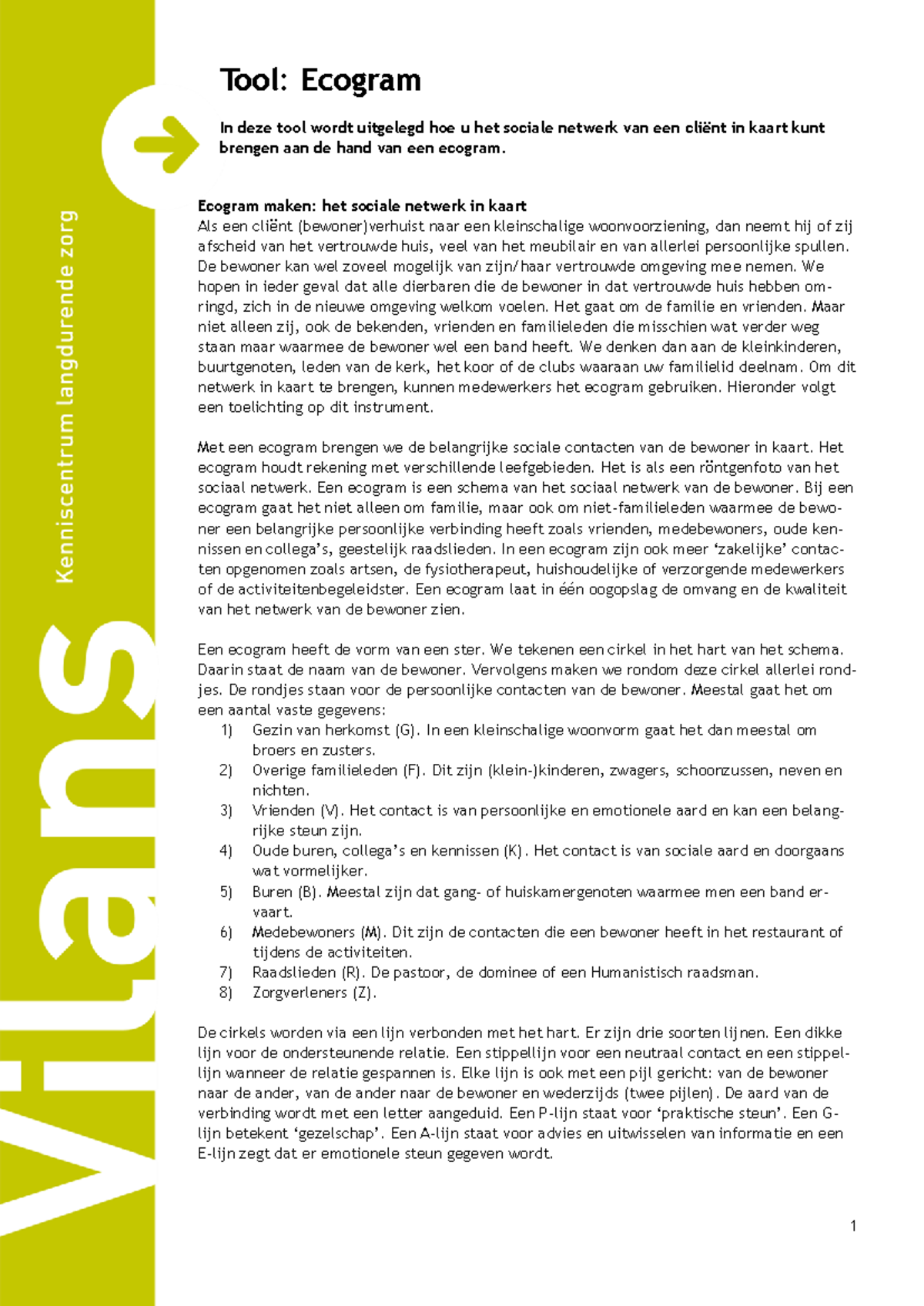 Artikel: Een Ecogram Maken voor Sociale Netwerken van Cliënten ...