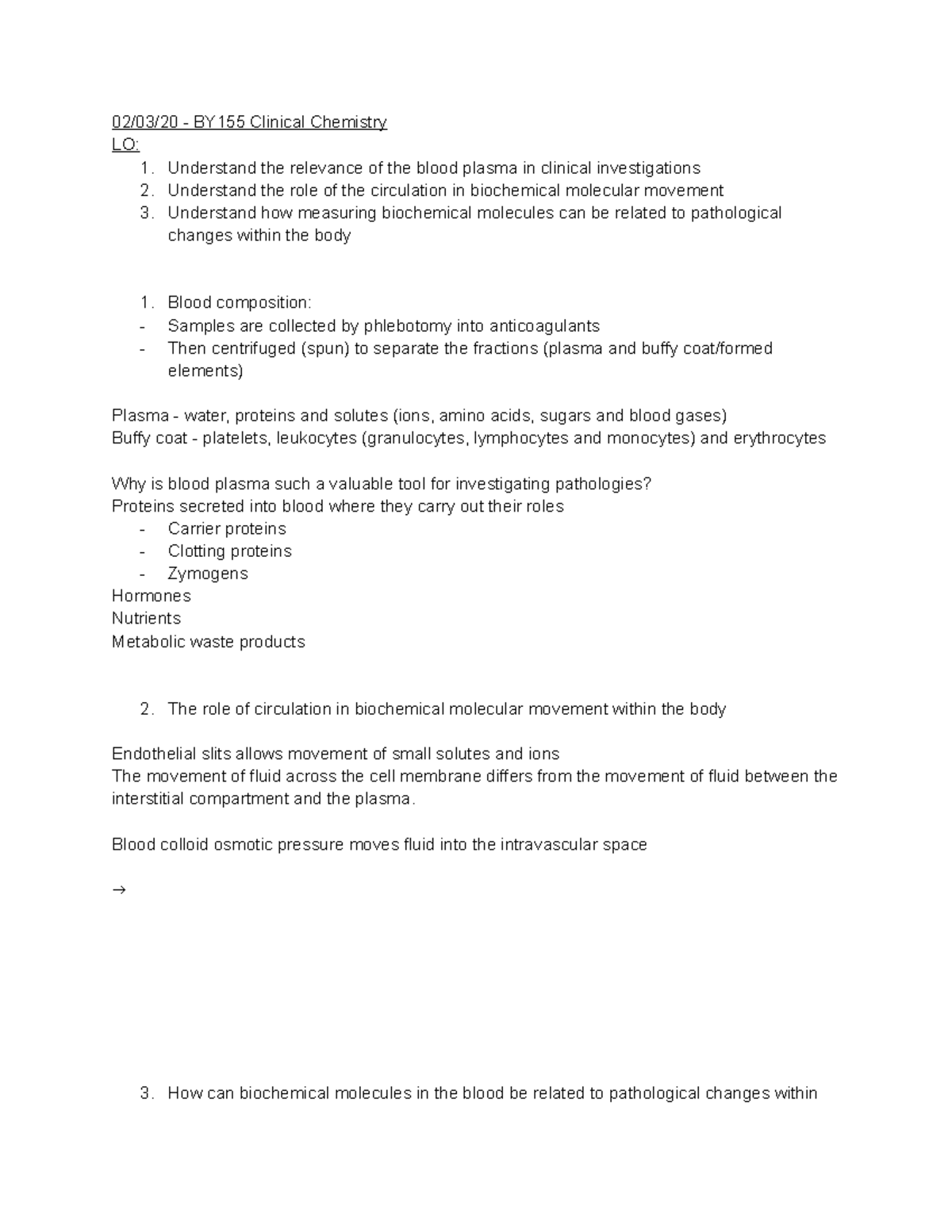 02 03 20 - BY155 Clinical Chemistry - 02/03/20 - BY155 Clinical ...