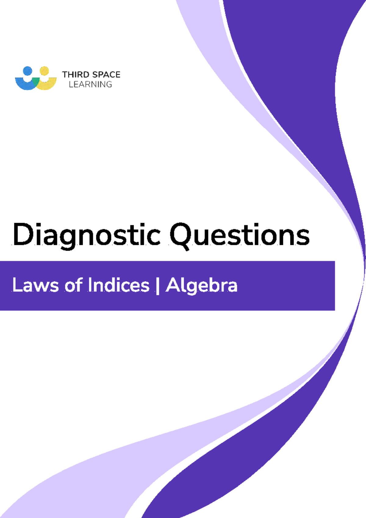 GCSE Algebra Diagnostic Questions: Mastering Laws of Indices Worksheet ...
