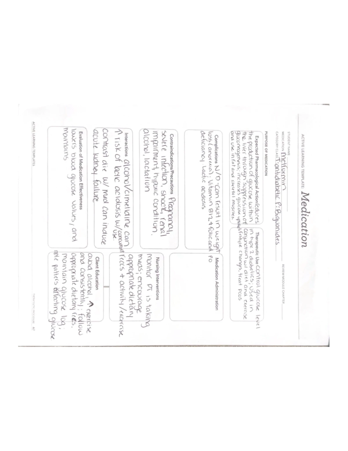 Semaglutide Drug Card - ATI LEARNING TEMPLATE DRUG CARD - ACTIVE ...