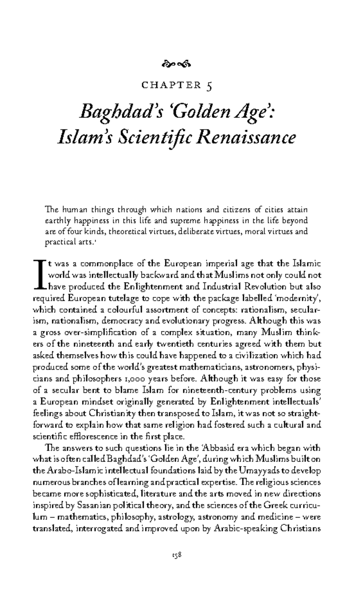 CHAPTER 5: Baghdad's Golden Age - Insights into the Abbasid ...