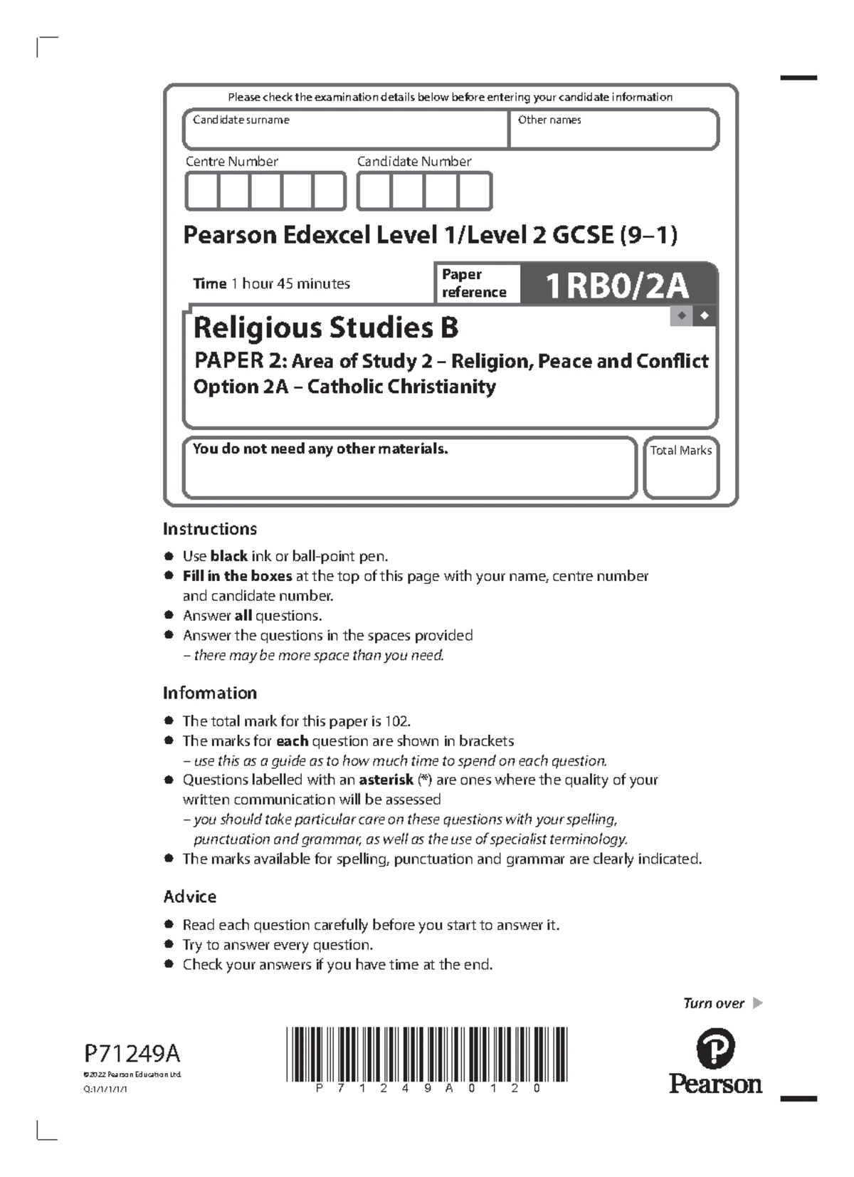 Religious Studies B - Paper 2E - June 2022 - Assessing Hinduism - Studocu