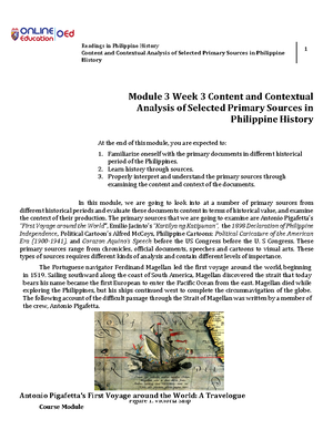 Module 2 The Development of Filipino Consciousness and nationalism - LIFE AND WORKS OF JOSE ...