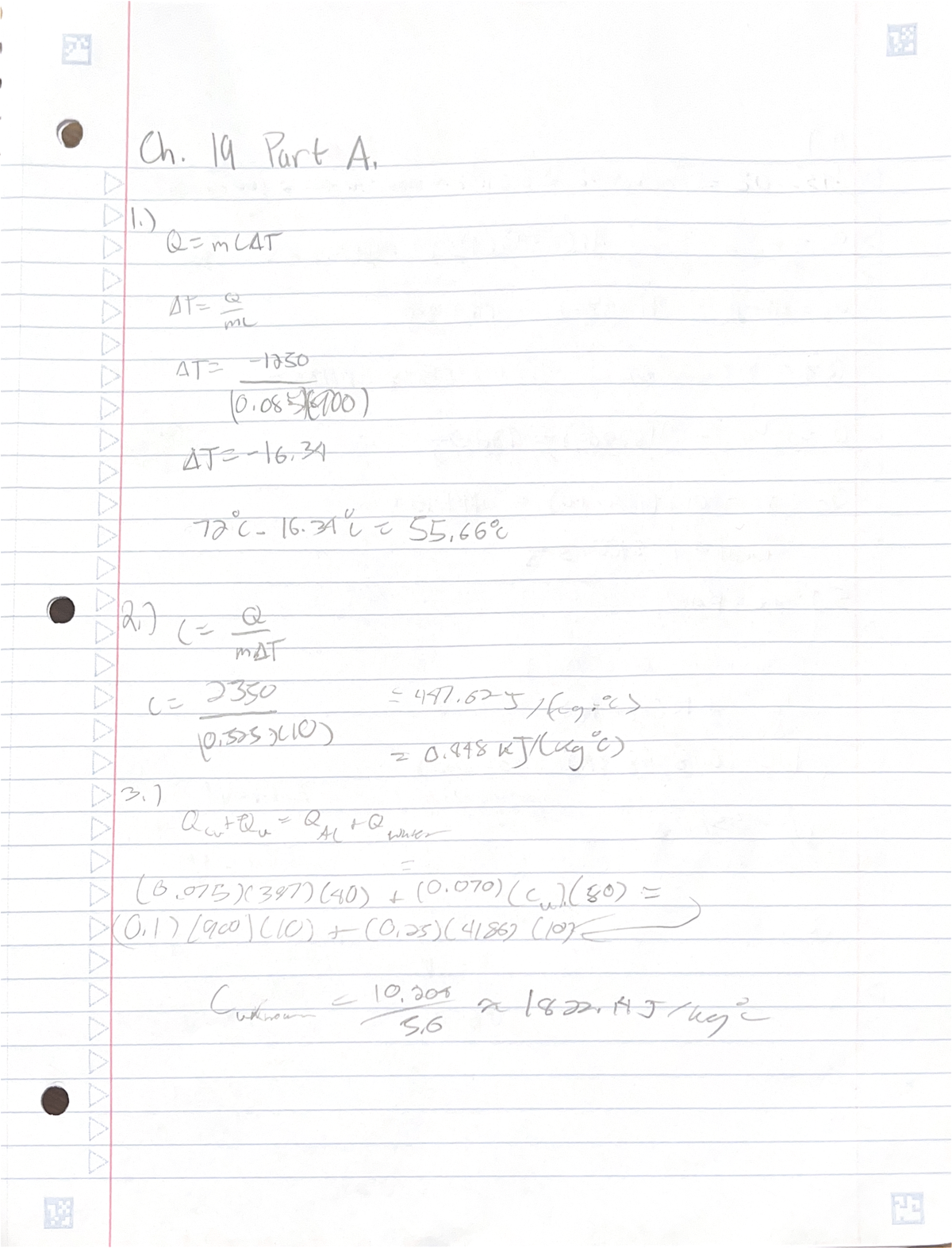 Ch 19 A-B - Chapter 19 homework - Ch. 19 Part A, 1.) D A A D A D (0 ...