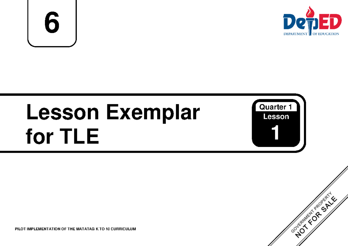 Q1 LE TLE 6 Lesson Exemplar: Web Conferencing Tools & Practices - Studocu