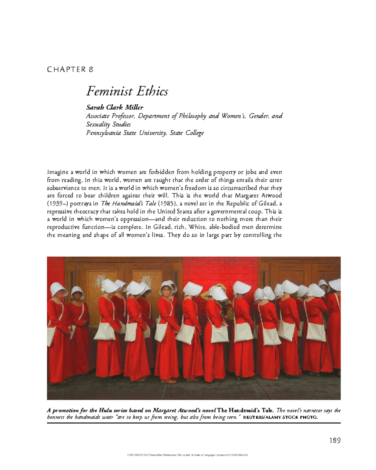 CHAPTER 8: Feminist Ethics - Analyzing Gender, Power, and Morality ...