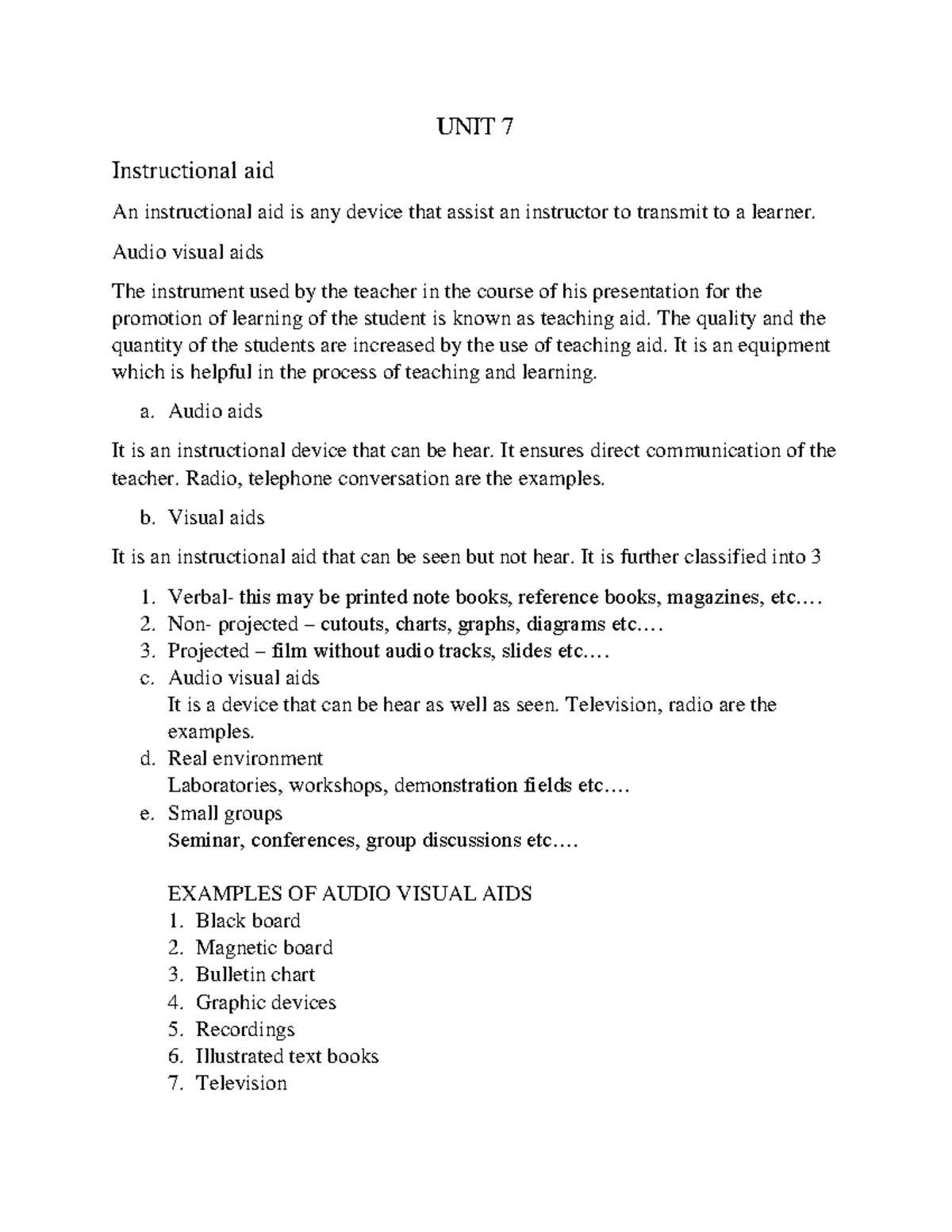 UNIT 7 TM - Instructional Aids in Physical Education for Early Age ...