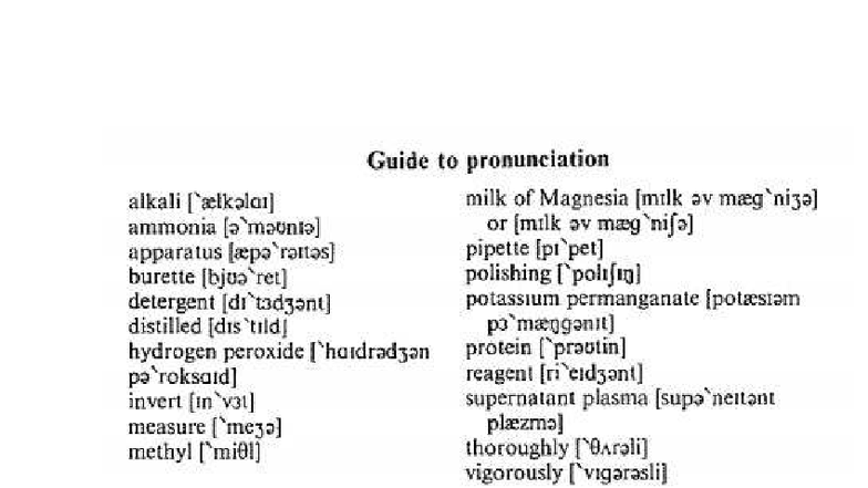 Pronunciation Guide for Chemistry Terms - ABC - Studocu