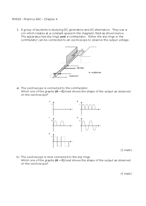 U3 AOS 2 Physics Cheat Sheet: Forces, Fields, and Motion Concepts - Studocu