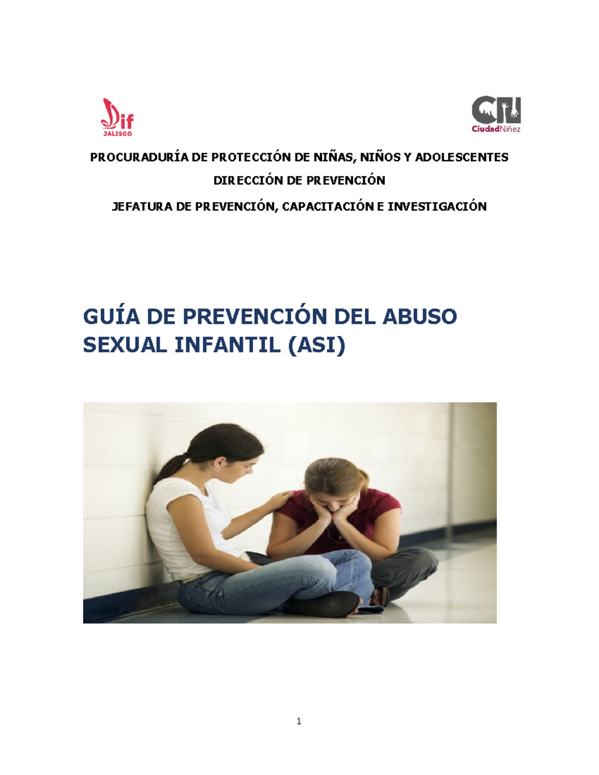 GUÍA Temática Prevención Abuso Sexual Infantil.( Corregida Y Ampliada) - PROCURADURÍA DE ...
