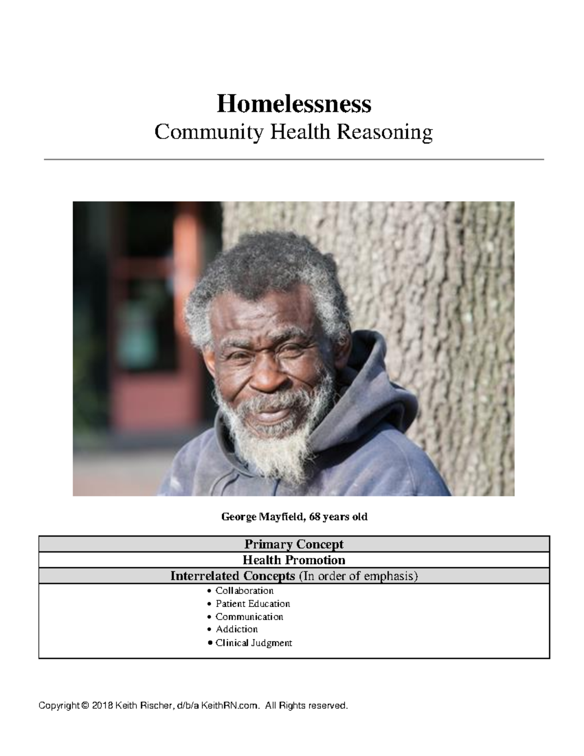 Keith RN Homelessness Case Study: Insights on Community Health Impacts ...