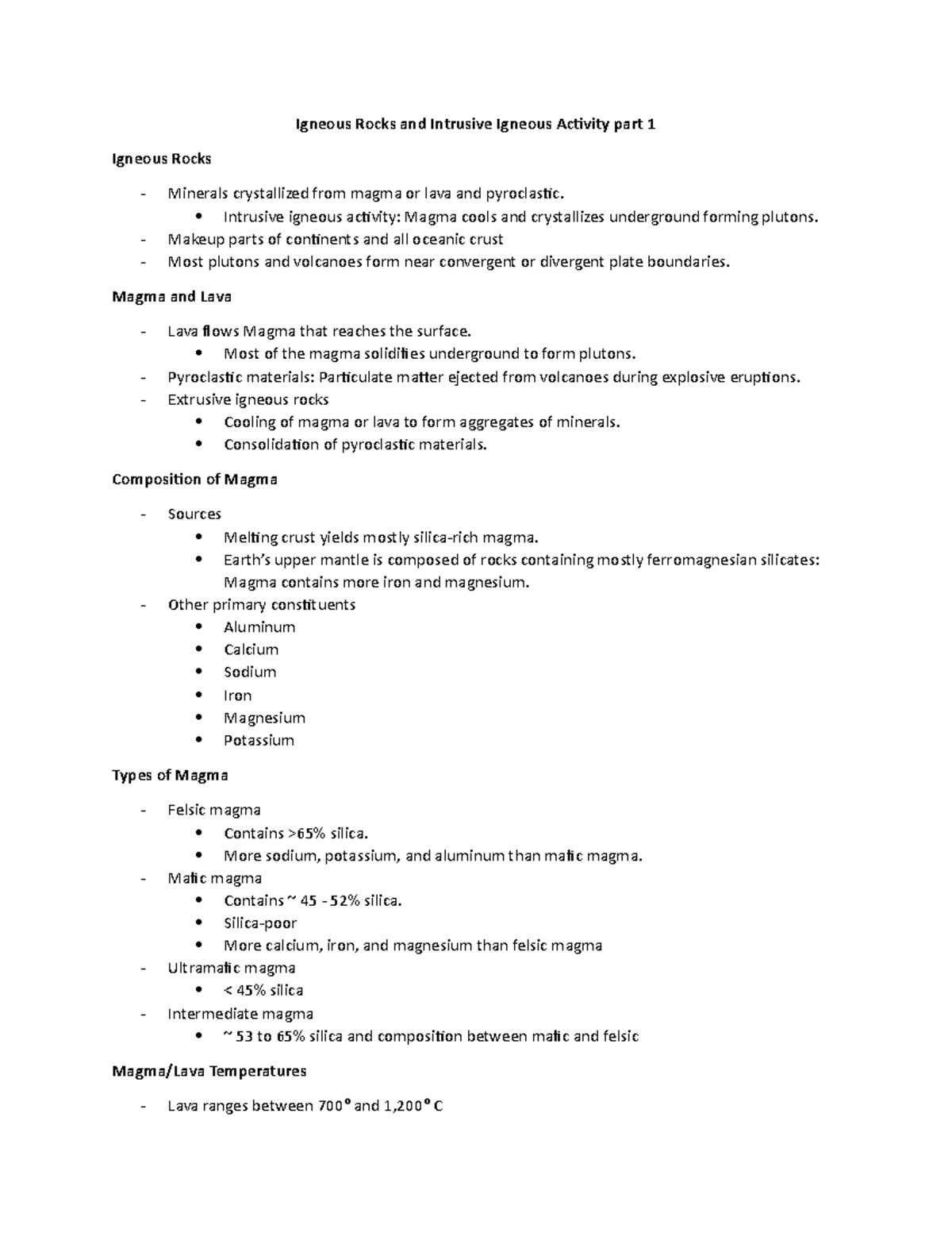 Igneous Rocks & Intrusive Activity: Key Concepts & Processes - Part 1 ...