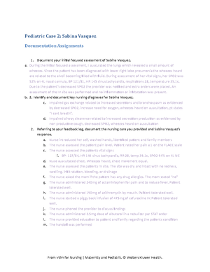 Brittany Long DA - VSIM - Pediatric Case 8: Brittany Long (Complex ...