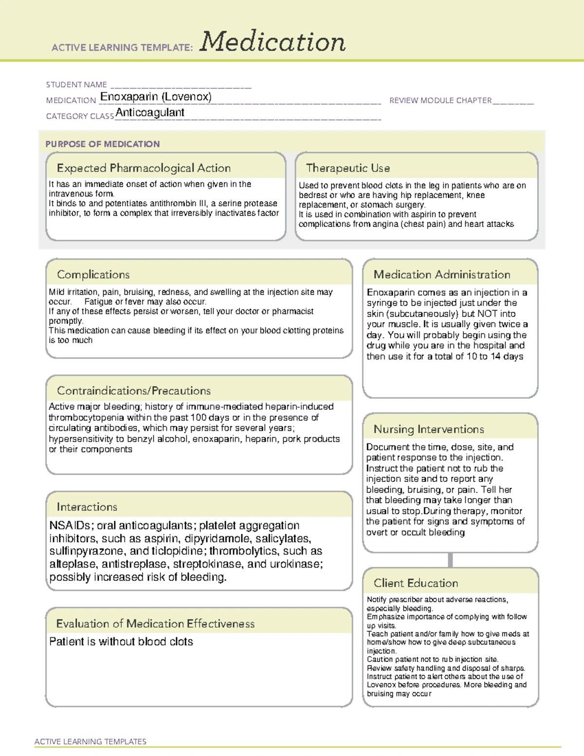 Ileus Med Surg 3 - Active Learning Template for Nursing - Studocu
