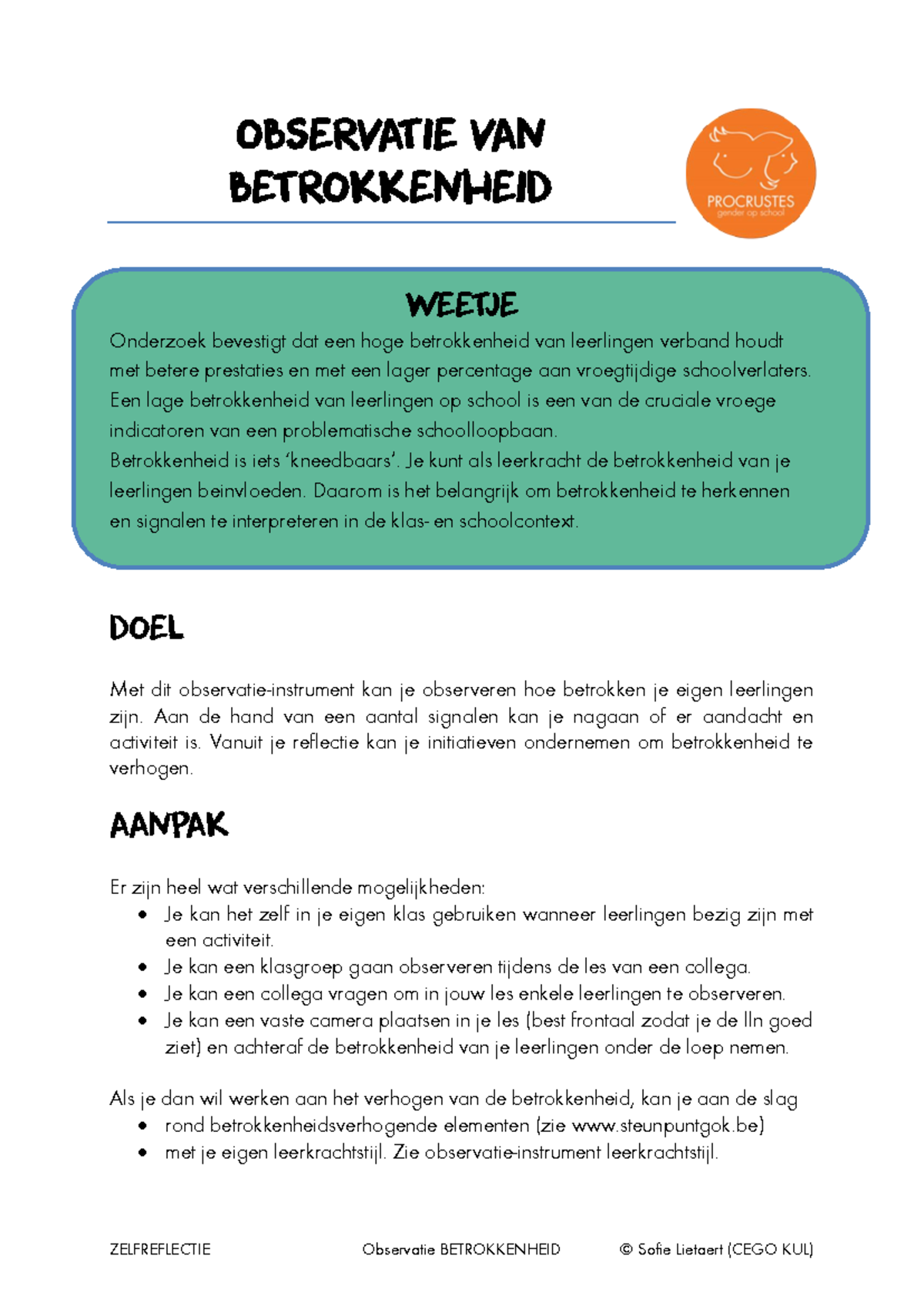 Observatie van Betrokkenheid in de Klas: Inzicht en Strategieën ...
