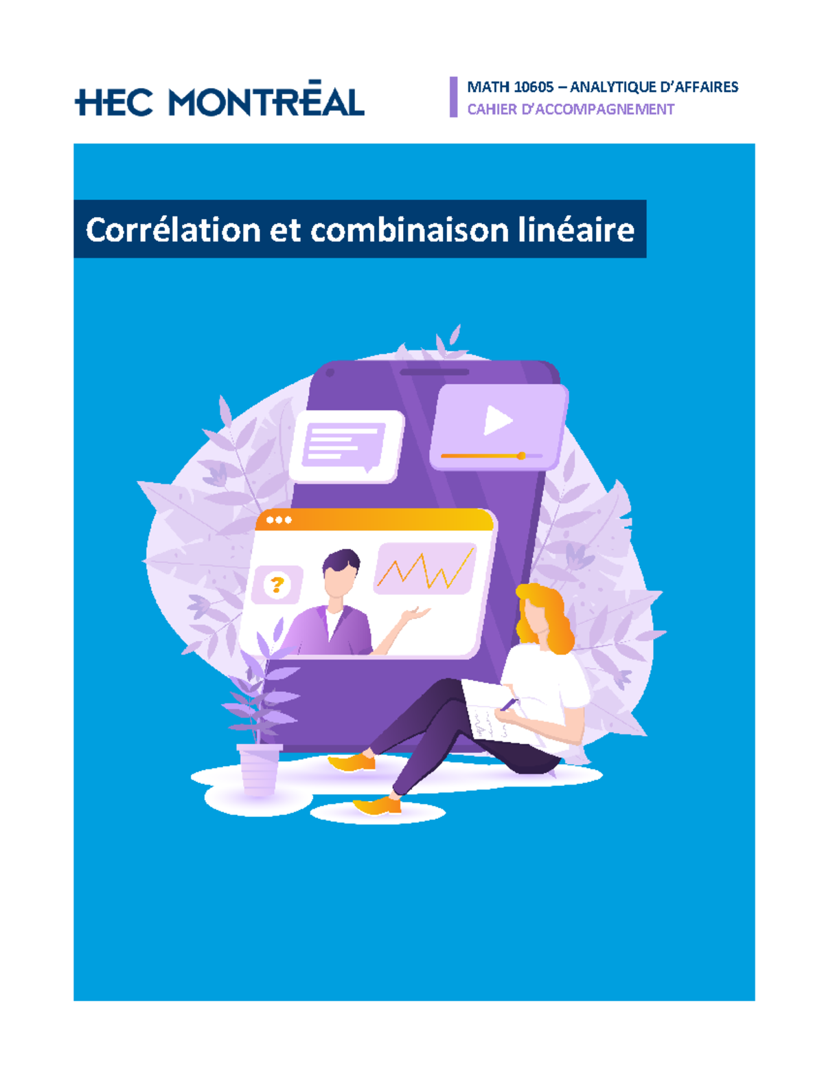MATH 10605 Final Exam Notes: Corrélation et Combinaison Linéaire - Studocu