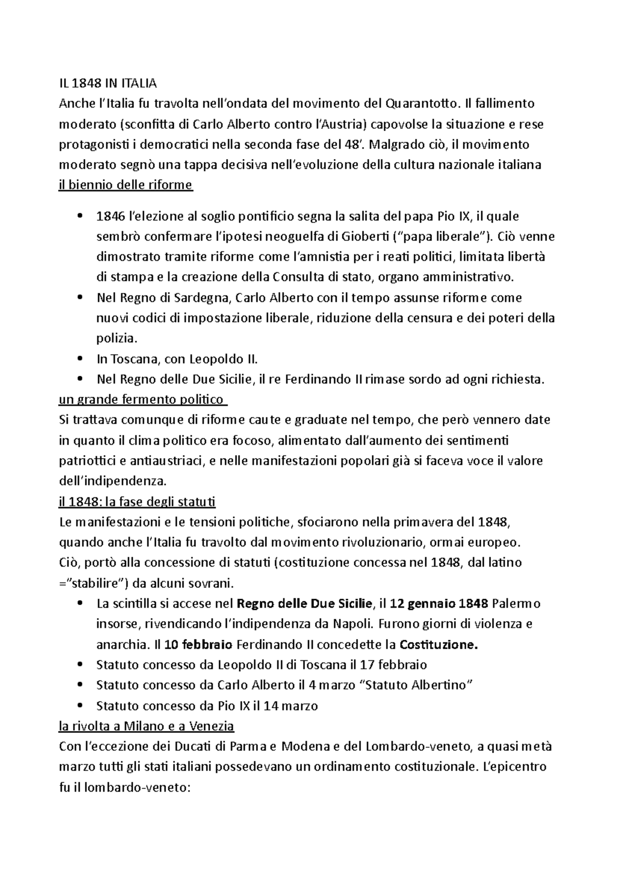 IL 1848, l'anno che coinvolse l'Europa in un ciclo rivoluzionario - IL ...