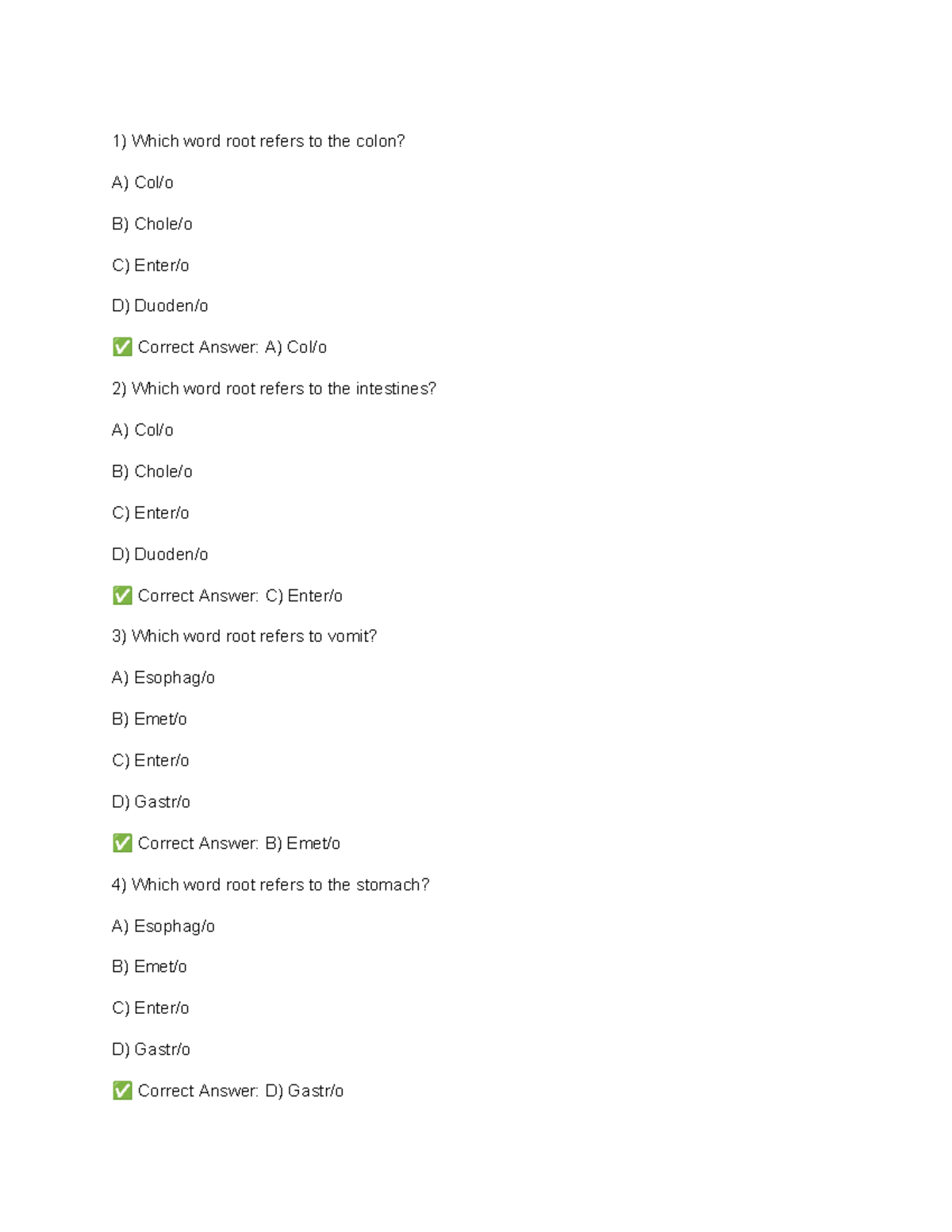 Final Exam Questions for A&P 2 - Digestive System Insights - Studocu