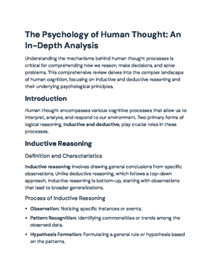 [Solved] When taking an exam for your psychology course you find that ...