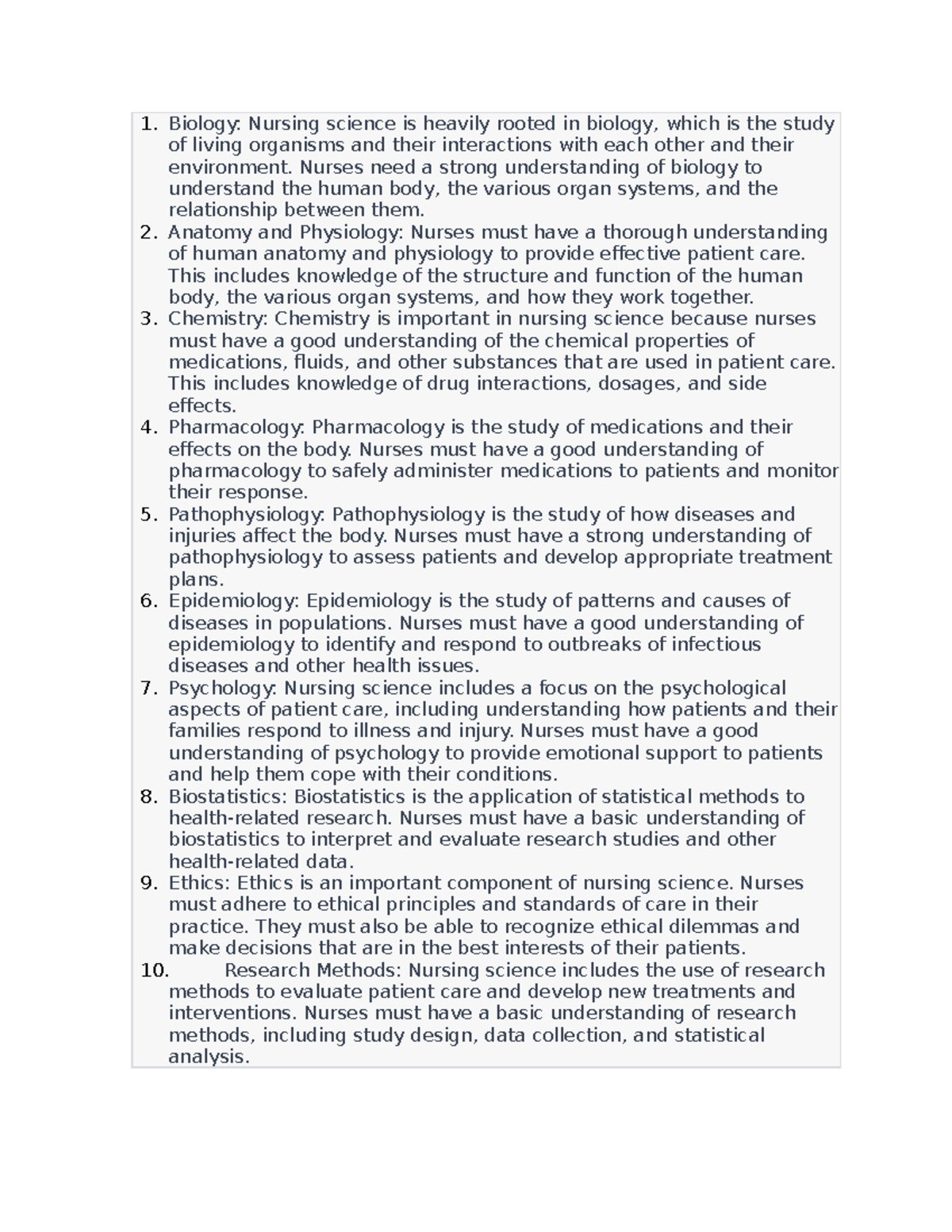 Nursing Science: Chemical Formulas & Essential Background Concepts ...
